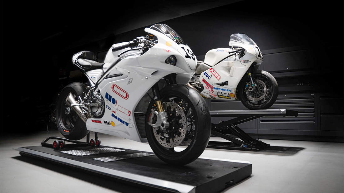 Norton V4 SV erinnert als Sondermodell an TT-Sieg von 1992 ...