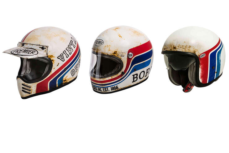 Premier Retro-Helme mit Gebrauchsspuren-Dekor | MOTORRADonline.de