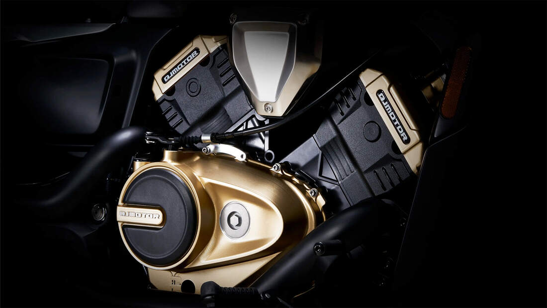 V4 QJ Motor custom nueva de 600