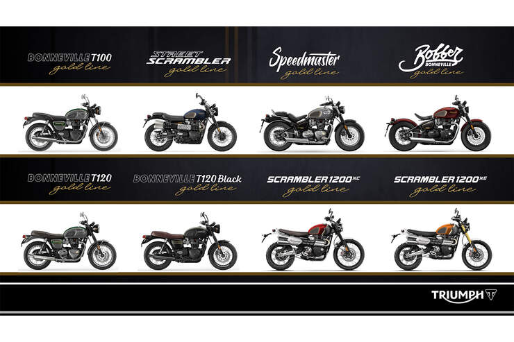 Triumph Gold Line Editionen: 8 besondere Klassiker | MOTORRADonline.de