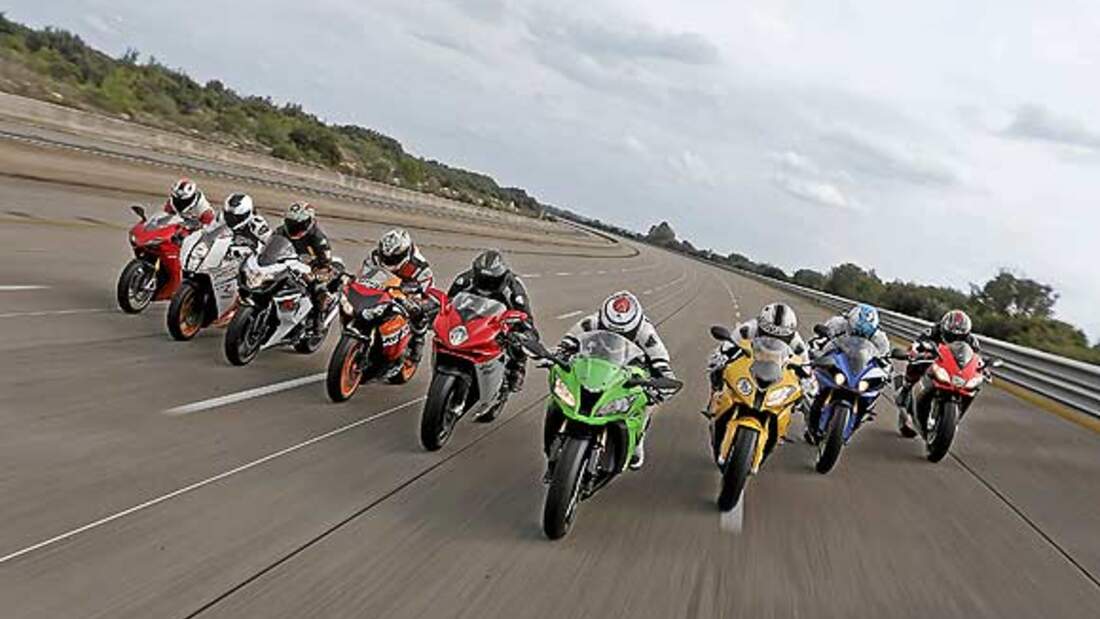 MOTORRAD-Supersportler-Test 2011: Rennstrecke - MOTORRADonline.de