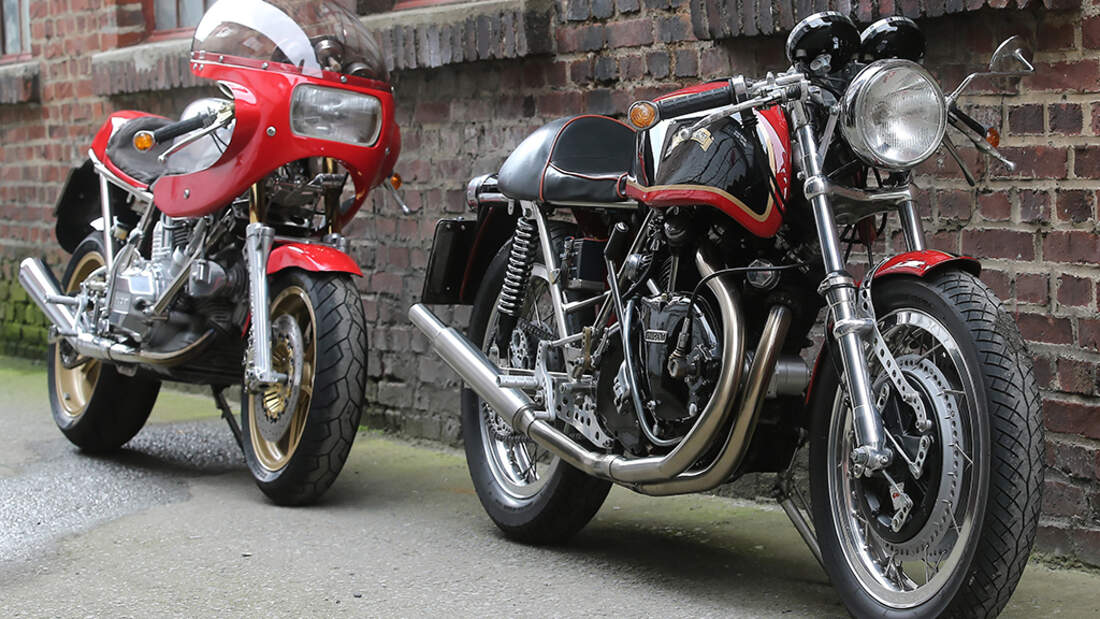 Auf Achse mit der Egli-Ducati 960 und Egli-Vincent 1000 | MOTORRADonline.de