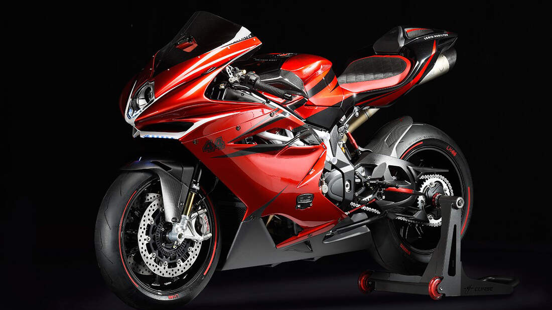 Sondermodell von Lewis Hamilton und MV Agusta - MV Agusta F4 LH44 ...