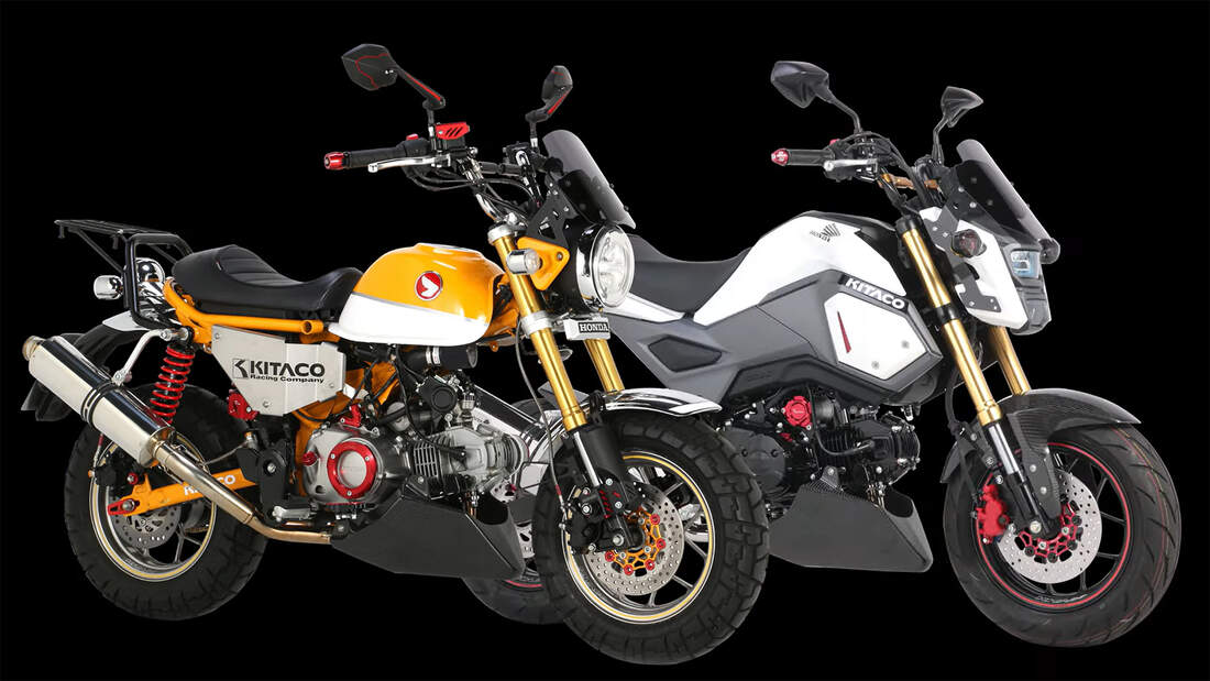 Tuning für Honda Monkey und MSX 125 Grom: Über 20 PS mit dohc