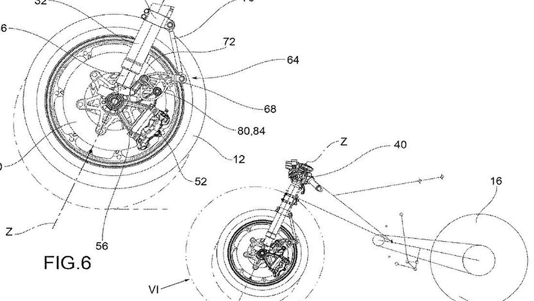 Aprilia-Patent: Comeback des Anti-Dive-Systems