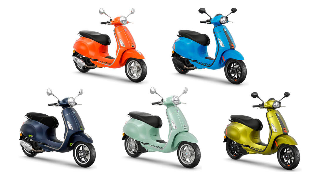 Vespa Primavera 125, Vespa Sprint S 125, Elektro-Vespa (2024 ...