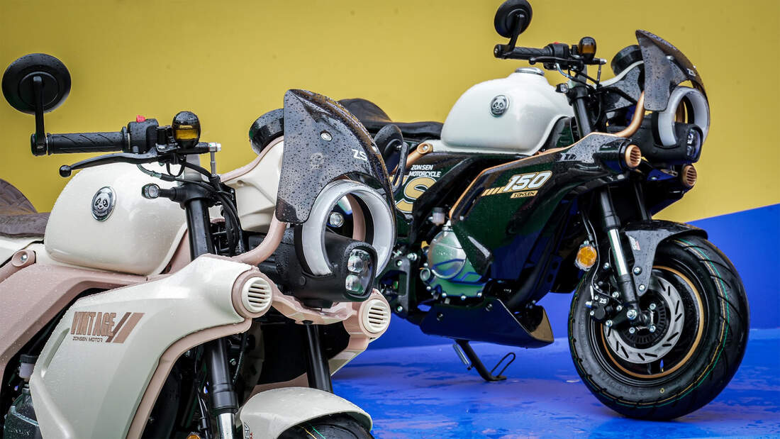 Zonsen ZS 150 Mini Panda als Scrambler und Café Racer | MOTORRADonline.de