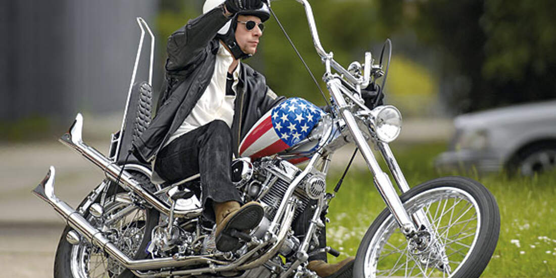 Finale: Eine Fahrt mit der legendären Captain America - MOTORRADonline.de