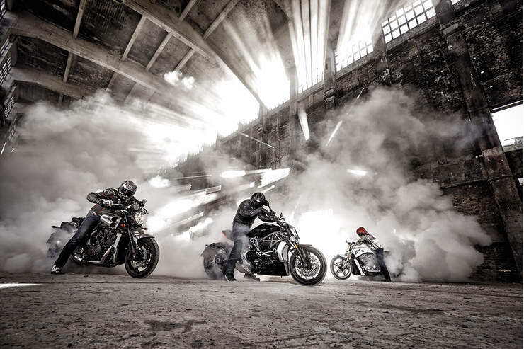 Ducati XDiavel S, Harley-Davidson V-Rod Muscle und Yamaha Vmax im ...